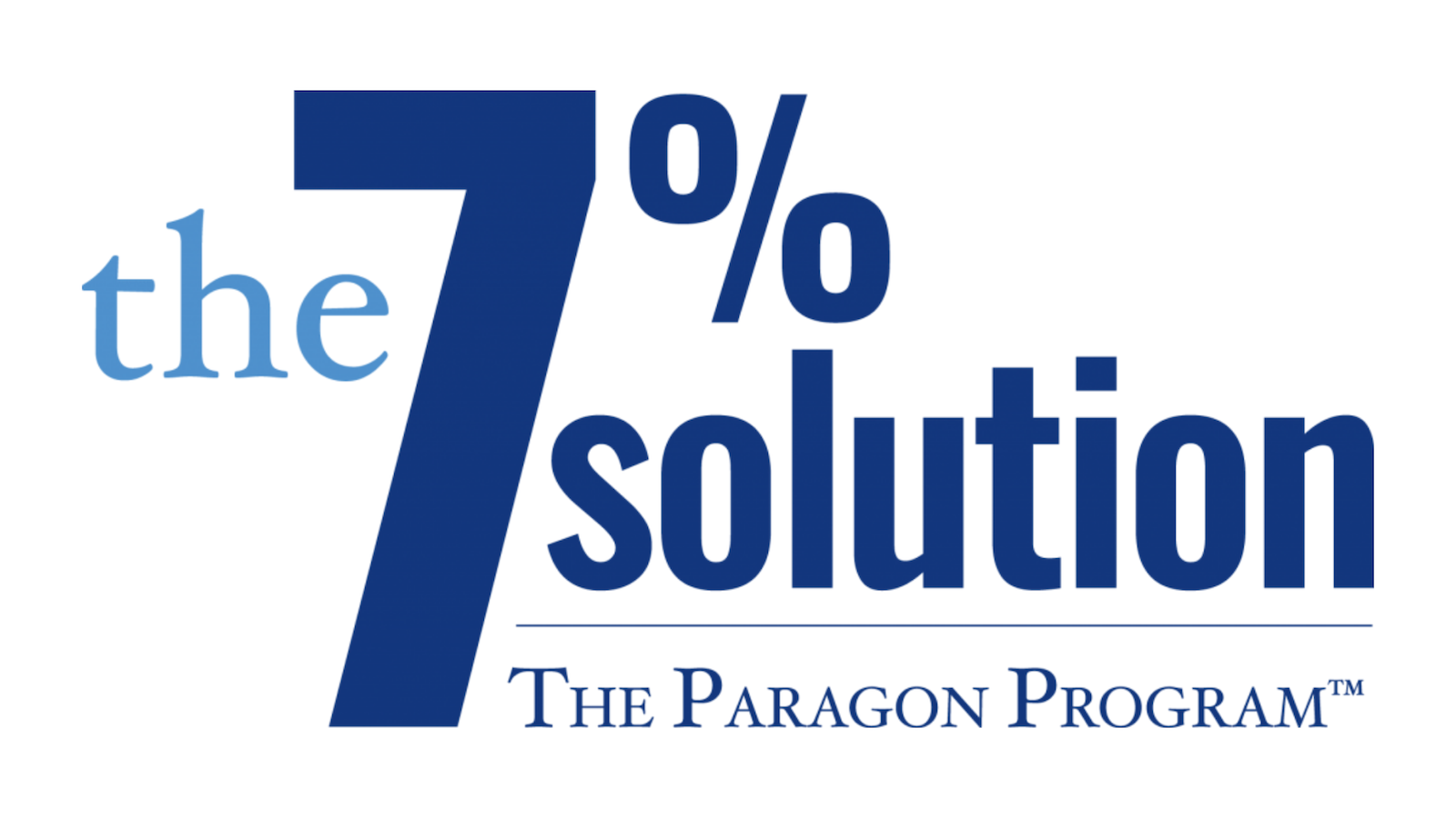 The 7% Solution - The Paragon Program™